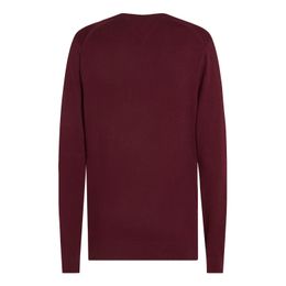 Tommy Hilfiger Herren V-Ausschnitt-Pullover "PIMA ORG CTN CASHMERE V NECK"deep rouge, Gr. XXL, Obermaterial: 92% Baumwolle, 8% Kaschmir, Pullover