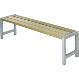 Plus Sitzbank &raquo;Plankenbank&laquo; 1 Stk. tlg. 176x38x44 cm beige Holz, Stahl B/H/T: 38cm x 45cm x 176cm