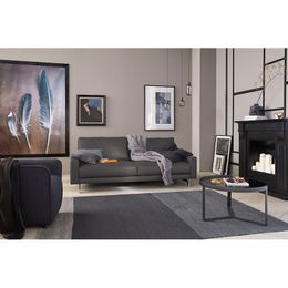 Creation BY ROLF BENZ 2,5-Sitzer &raquo;CR.450, Designsofa, Loungesofa&laquo; Armlehne niedrig, Fu&szlig; chromfarben gl&auml;nzend, Breite 184 cm braun Jacquard-Flachgewebe
