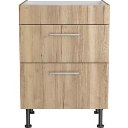 Optifit Herdumbauschrank &raquo;Klara&laquo; Breite 60 cm braun Holzwerkstoff wildeiche, B/H/T: 60cm x 87cm x 58,4cm