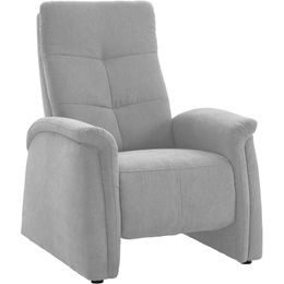 exxpo - sofa fashion Sessel &raquo;Tivoli, Hochlehnsessel, Relaxsessel, Kinosessel, bequem&laquo; mit Relaxfunktion, schmale Armlehnen silber Softlux -Kunstleder;