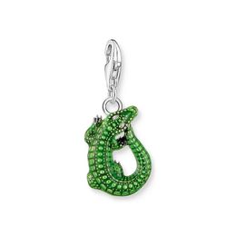 Thomas Sabo Damen Thomas Sabo Charm-Einh&auml;nger &raquo;Krokodil-Optik&laquo; bunt Einheitsgr&ouml;&szlig;e