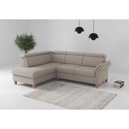 OTTO home Ecksofa &raquo;Glendale, L-Form&laquo; inkl. Kopfteilverstellung, wahlweise mit Vorziehsitz und Bettkasten 95% Polyester, 5% Polyamid B/H/T: 247cm x 