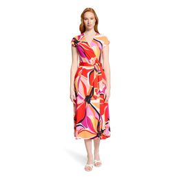 Betty Barclay Damen Jerseykleid "Damen mit Blumenprint", bunt, Gr. 42, Obermaterial: 95% Viskose, 5% Elasthan, Kleider