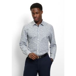 OLYMP Herren Langarmhemd "Level Five", bunt, Gr. 40, Web, Obermaterial: 100% Baumwolle, Hemden, Businesshemd, body fit, New York Kentkragen, florales