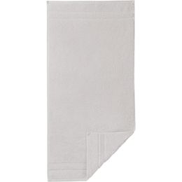 Egeria Gaestehandtuecher &raquo;Micro Touch&laquo; Streifenbord&uuml;re, extrem saugf&auml;hig & flauschig, 100% Baumwolle grau Walkfrottee, Obermaterial: 100% Baumwolle B/L: 
