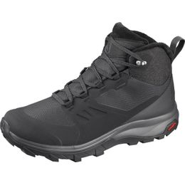 Salomon Damen Wanderschuh "OUTsnap CSWP W", Gr. 40, schwarz, Synthetik, Textil, Schuhe, wasserdichte, w&auml;rmende Winterschuhe