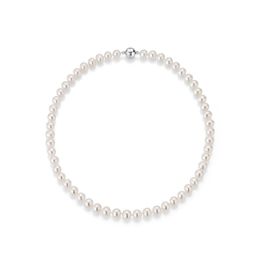 Firetti Damen Perlenkette &raquo;Schmuck Geschenk Halsschmuck Halskette Perle&laquo; Made in Germany - mit S&uuml;&szlig;wasserzuchtperle bunt Perlen Silber 925 (