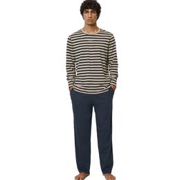 Marc O'Polo Marc O'polo Herren Marc O'Polo Pyjama &raquo;Mix & Match Cotton&laquo; Set, 2 tlg. mit Markenlogo auf der Brust beige S (4)