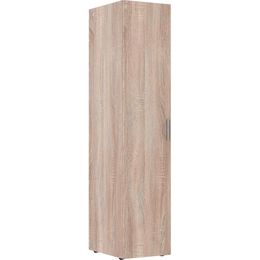 wimex Dreht&uuml;renschrank &raquo;M&uuml;nster Kleiderschrank&laquo; Mehrzweckschrank passt in jede kleine Nische braun Holzwerkstoff Eiche S&auml;gerau Nachbildung, B/H/T: 40cm x 