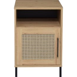 M&auml;usbacher Kommode braun B/H/T: 51cm x 67cm x 45cm,mit Viekantf&uuml;&szlig;en, 1 Stk.