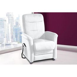 Sit & More sit&more TV-Sessel &raquo;Charlie&laquo; Set, wahlweise mit Motor und Aufstehhilfe wei&szlig; Altara Nubuck , die Luxus-Microfaser aus 100% Polyester;Luxus-Kunstleder;