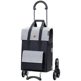 Andersen Einkaufstrolley &raquo;Scala Sh. Milla&laquo; (Treppensteiger), Tragkraft 40 kg, 54 Liter blau Stahl Einheitsgr&ouml;&szlig;e