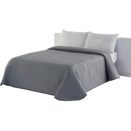 OTTO home Tagesdecke &raquo;Annika gesteppte Tagesdecke, aus 50% recyceltem Polyester&laquo; und 50% Baumwolle, ab Gr&ouml;&szlig;e 140x210 cm grau Mischgewebe B/L: 140cm x 