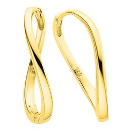 Bruno Banani Damen Paar Creolen &raquo;Schmuck Geschenk Silber 925 Ohrschmuck Ohrringe&laquo; gold Silber 925 (Sterlingsilber)