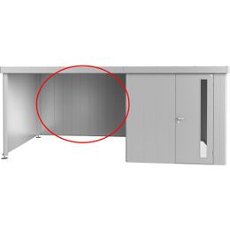 BioHort Ger&auml;tehaus-R&uuml;ckwand f&uuml;r Seitendach von Neo 2A-4D silber Stahlblech B/H/T: 299cm x 200cm x 4,3cm
