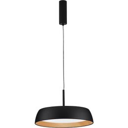 NOVA LUCE Pendelleuchte &raquo;SIGI&laquo; LED-Modul 1 Stk. Warmwei&szlig; schwarz 1, &Oslash; 45cm H: 180cm, 1 Stk.