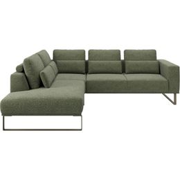 Musterring Ecksofa &raquo;JUSTB! PM100, stilvoller Lounge-Komfort von &laquo; Kollektion Bettina Zimmermann, optionaler Sitzvorzug & Fu&szlig;-Auswahl 100% Polyester B/H/T: 268cm 