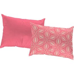 Adam Dekokissen &raquo;Retro Floret&laquo; GOTS zertifiziert pink Obermaterial: 100% Baumwolle B/L: 40cm x 60cm, 1 Stk.