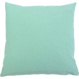 G&ouml;zze Dekokissen &raquo;Milano&laquo; mit Rei&szlig;verschluss, Kissenh&uuml;le ohne F&uuml;llung, 2 St&uuml;ck gr&uuml;n Polyester B/L: 40cm x 40cm, 2 Stk.