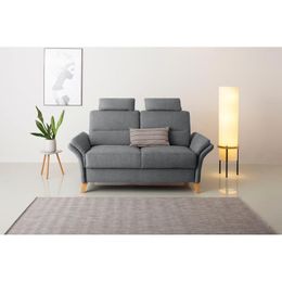 OTTO home 2-Sitzer &raquo;Westerland&laquo; Federkern-Polsterung. wahlweise mit Armlehnfunktion grau 100% Polyester B/H/T: 166cm x 90cm x 89cm, Chenille-Optik,mit