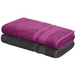 OTTO home Saunatuch &raquo;Vanessa, 2 Saunat&uuml;cher, 80x200cm, in Standard- und Premium-Qualit&auml;t&laquo; Handt&uuml;cher mit Bord&uuml;re, 100% Baumwolle, einfarbig, weich 