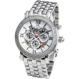 Carl von Zeyten Damen Carl von Zeyten Multifunktionsuhr &raquo;Kniebis&laquo; Armbanduhr, Damenuhr, Automatikuhr, Made in Germany, Datum silber Einheitsgr&ouml;&szlig;e
