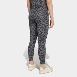 M&auml;dchen Trainingstights "JG AN AOP LEG"grau four, grau six, schwarz, grau six,, Gr. 128, adidas Sportswear, Obermaterial: 80% Polyester, 20%