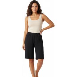 LPO Damen Yogashorts "Yogashorts Kiki Flow", schwarz, Gr. 40, Web, 93% Viskose. 7% Elasthan, Hosen