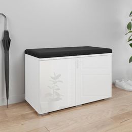 OTTO home Sitzbank &raquo;Paris&laquo; inkl. Sitzkissen, moderne Truhenbank B/T/H 70x35x45, Flurbank mit Sitz aus Kunstleder wei&szlig; FSC -zertifizierter 