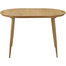 Otto Home Damen OTTO home Esstisch &raquo;Belleville&laquo; mit Anstecksplatte, ausziehbar 120-160 cm, H&ouml;he 77 cm braun B/H/T: 120cm x 76cm x 80cm