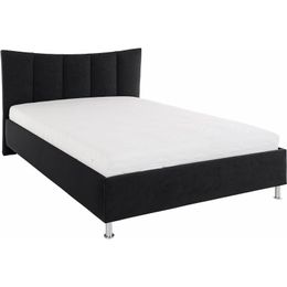 Westfalia Schlafkomfort Polsterbett schwarz Bezug Bett: Microfaser (100% Polyester);Bonnell-Federkernmatratze: Mischgewebe (51% Polyprophlen, 39% Polyester, 10% Baumwolle);