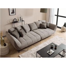 exxpo - sofa fashion Big-Sofa &raquo;Triton Mega Sofa,toller Sitzkomfort, Steppung im Sitz, Breite 311cm&laquo; inkl.10-teiliges Kissenset,gem&uuml;tliches Megasofa,