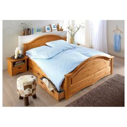 OTTO home Massivholzbett &raquo;Konrad, hohe Belastbarkeit! FSC zertifiziertes Massivholz&laquo; Breite/Belastbarkeit 180cm/220 KG, 140cm/180 KG, aus massivem 