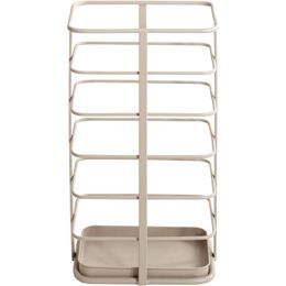 HAKU Schirmst&auml;nder &raquo;Regenschirmst&auml;nder, Schirmkorb&laquo; rechteckig - aus Metall Grau - B/T/H 28/20/50 cm Einheitsgr&ouml;&szlig;e