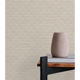 Sublime Vliestapete &raquo;Samoia&laquo; gebl&uuml;mt gepr&auml;gt 10mx52cm (ca. 5m2) beige Vlies B/L: 0,52m x 10m, Rollen: 1