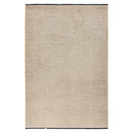 Kayoom Teppich &raquo;Trendy Touch 425&laquo; rechteckig 8 mm H&ouml;he Kurzflor, Modernes Muster, Vegan, Wohnzimmer beige Polyester B : 150cm 1 Stk., 8mm, L: 230cm