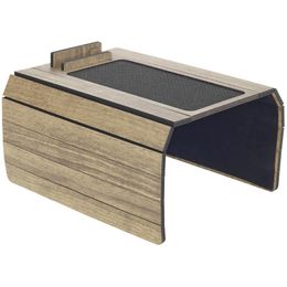 Maximex Tablett &raquo;Multi&laquo; Multifunktions-Sofa-Tablett mit Halterung f&uuml;r Smartphone und Tablet braun MDF B/L: 49cm