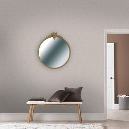 Art for the home Glasbild &raquo;Cindy&laquo; 1 Stk. tlg. runder Wandspiegel gold Glas B/H/T: 40cm, 1 Stk.