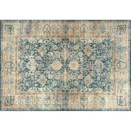 Kleen-Tex HOME Teppich &raquo;Aven&laquo; rechteckig 10 mm H&ouml;he blau Obermaterial: 100% Polyester B : 160cm 1 Stk., 10mm, L: 230cm
