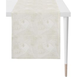 Apelt Tischl&auml;ufer &raquo;1307 Loft Style, Jacquard&laquo; Fleckschutz beige Polyester, Viskose B/L: 43cm x 135cm, 1 Stk., rechteckig