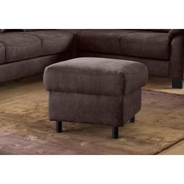 OTTO home Hocker &raquo;Boccaccio&laquo; mit Stauraum, passend zur Serie braun Struktur weich (90% Polyester / 10% Polyamid);Luxus-Microfaser (100% Polyester);