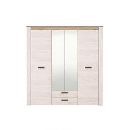 Home Affaire Kleiderschrank &raquo;Kent, FSC -zertifizierter Holzwerkstoff, Made in Europe&laquo; Schlafzimmerschrank mit Spiegel und Schubladen, 