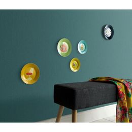 Fashion for walls Vliestapete &raquo;Fusion&laquo; Strukturmuster gl&auml;nzend gepr&auml;gt Phthalate frei blau B/L: 0,53m x 10,05m, Rollen: 1