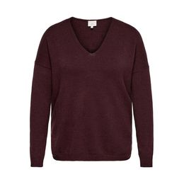 Only Carmakoma Pullover in Bordeaux - 17% | Gr&ouml;&szlig;e S-42/44 | Damen-pullover-cardigans