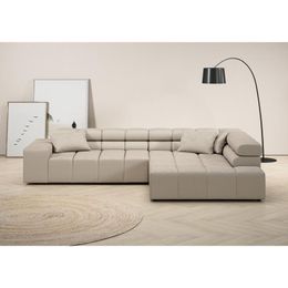 Home Affaire Ecksofa &raquo;Ancona, Ecksofa, incl. Kopfteilverstellung, Breite 319 cm, L-Form&laquo; wahlweise motorische Sitztiefenverstellung, auch in Cord + 