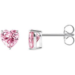 Thomas Sabo Damen Thomas Sabo Paar Ohrstecker &raquo;Schmuck Silber 925 Ohrringe in Herzform&laquo; mit Zirkonia (synth.) bunt Silber 925 (recycelt)