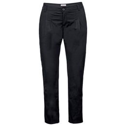 sheego Damen Chinohose, schwarz, Gr. 25, unifarben, 97% Baumwolle, 3% Elasthan, Hosen