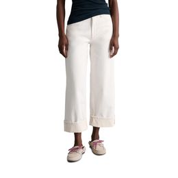 Marc O'Polo Damen 7/8-Jeans, beige, Gr. 29, MARC O'POLO DENIM, Denim/Jeans, Obermaterial: 97% Baumwolle, 3% Elasthan, Jeans, Model Tomma wide aus hochwertigem