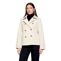Betty Barclay Damen Kurzjacke "Damen mit Kragen", beige, Gr. 44, Obermaterial: 52% Polyester, 48% Baumwolle. Futter: 100% Polyester, Jacken